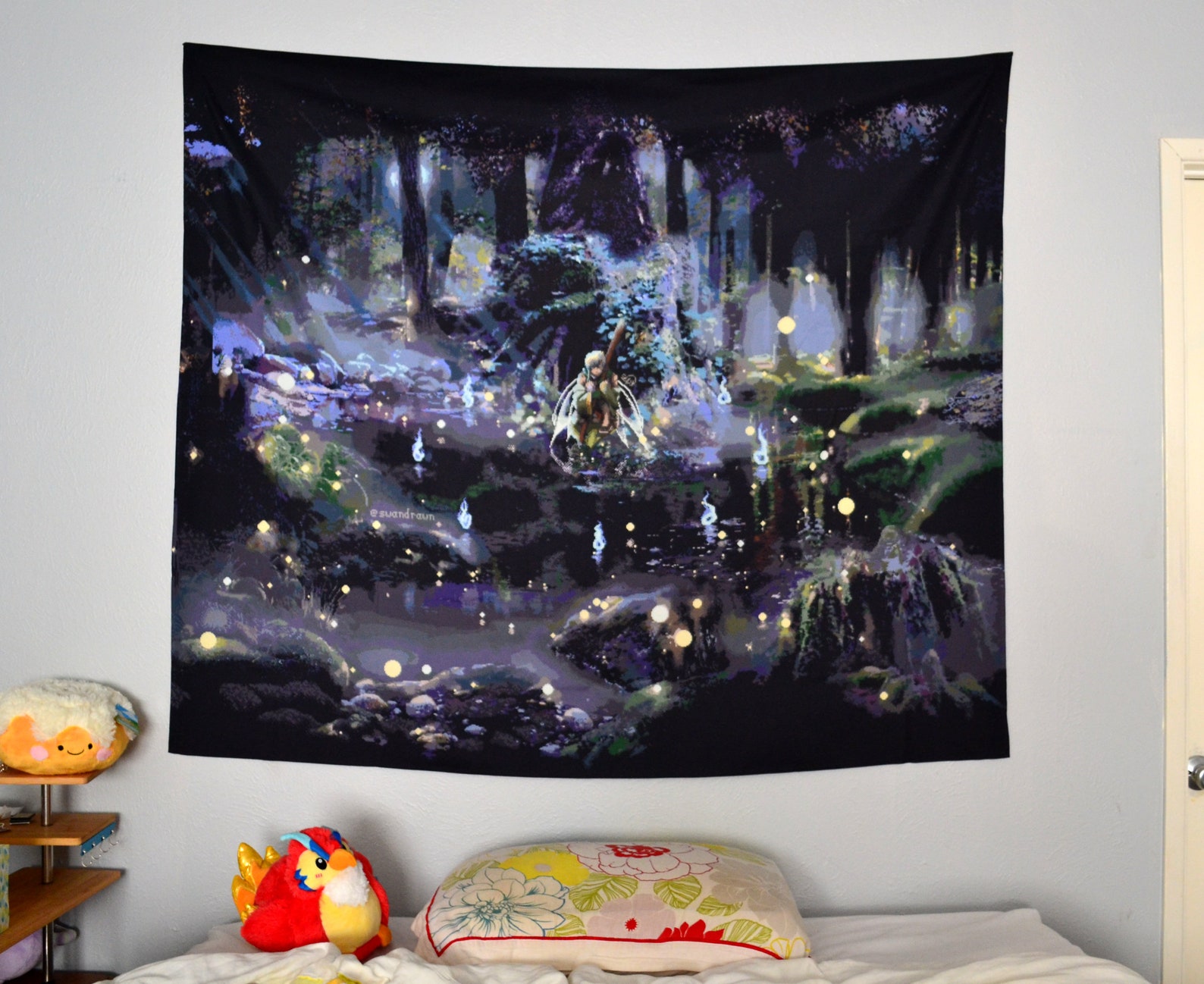 Pixel Art Wall Tapestries - Etsy