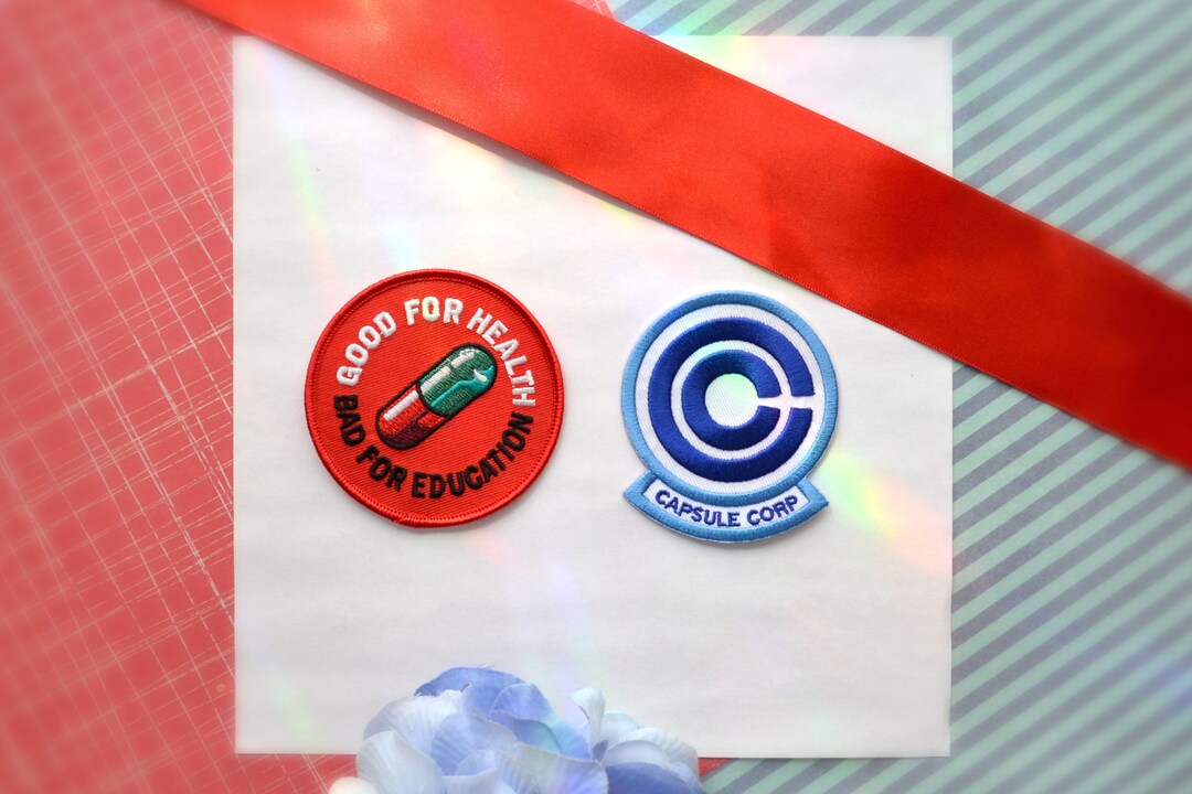 Embroidered Anime Patches (akira and Dragon Ball Capsule Corp) - Etsy