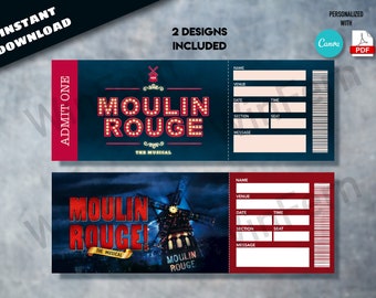 Moulin Rouge Invitations | Etsy India