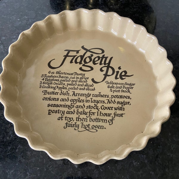 Ceramic Pie Dish - Etsy UK