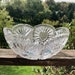 Victorian EAPG Press Cut CRYSTAL Fruit Bowl W/hearts - Etsy