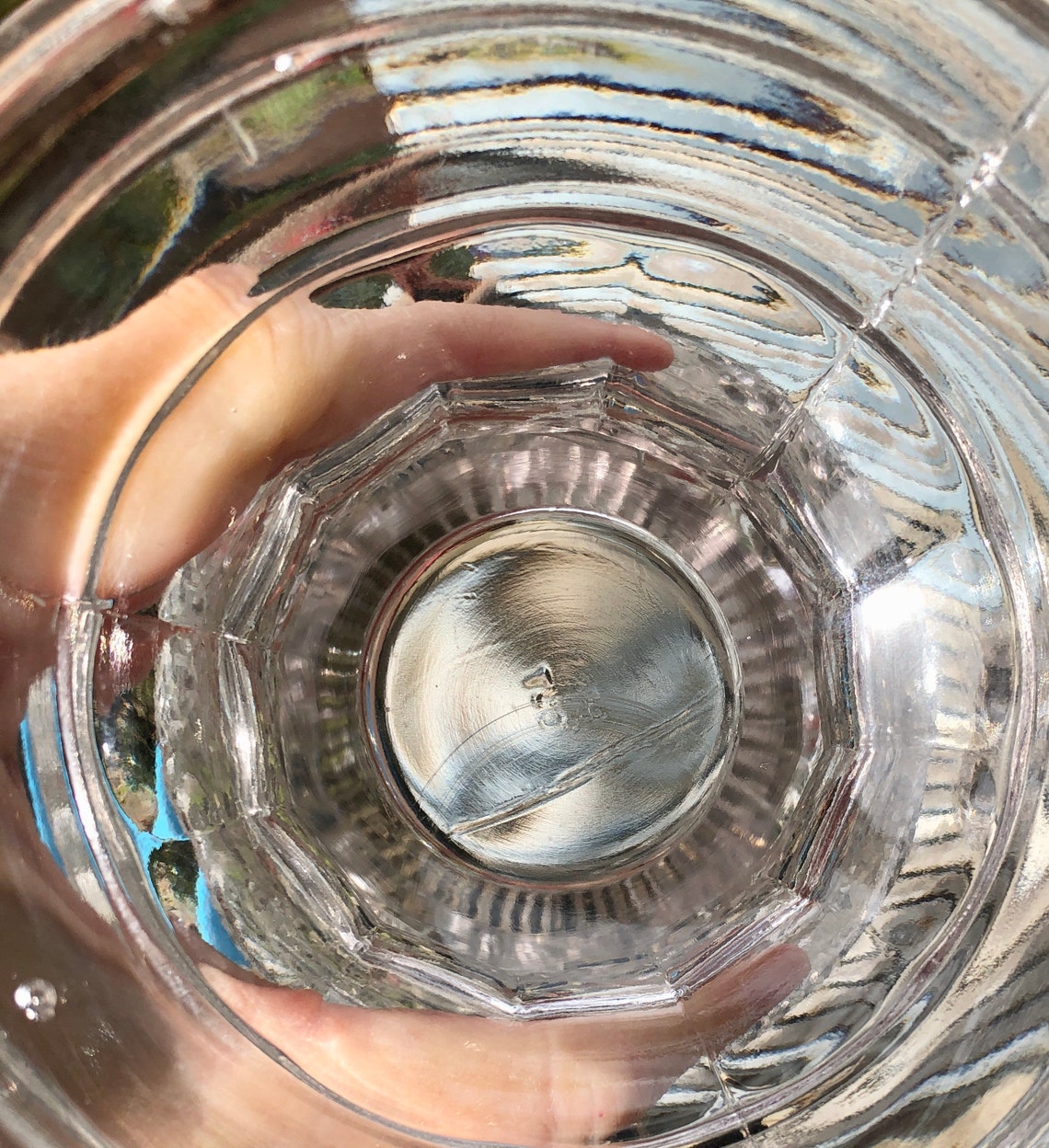 Victorian EAPG Press Cut Flint Glass CRYSTAL PUNCHBOWL on - Etsy