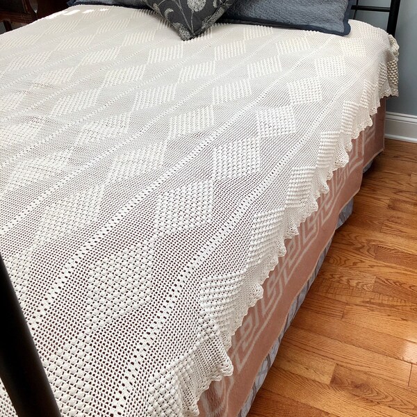 Crochet Bedspread - Etsy