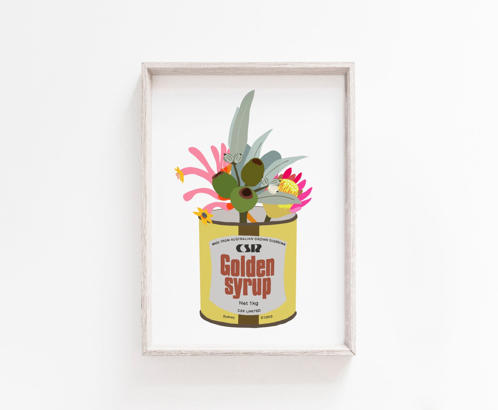 Golden Syrup Digital Art Print Giclee Australiana Vintage - Etsy