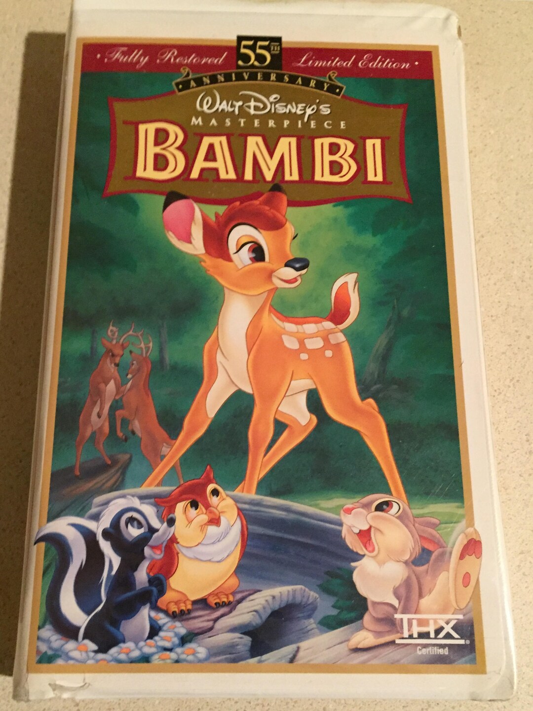 Collectors Item: Bambi 1997 VHS Disney Masterpiece Collection 55th ...