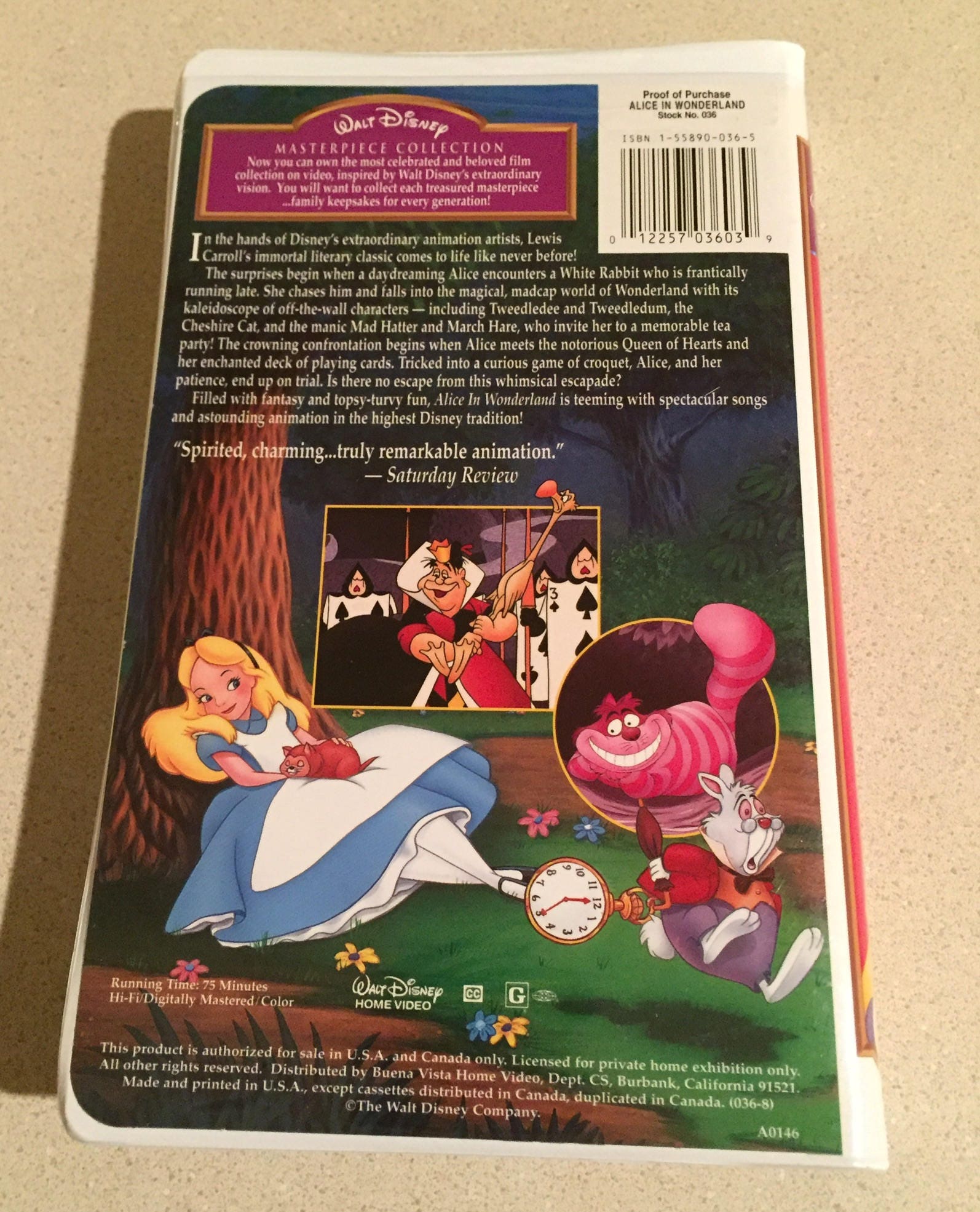 Collectors Item: Walt Disney’s Alice in Wonderland Masterpiece ...