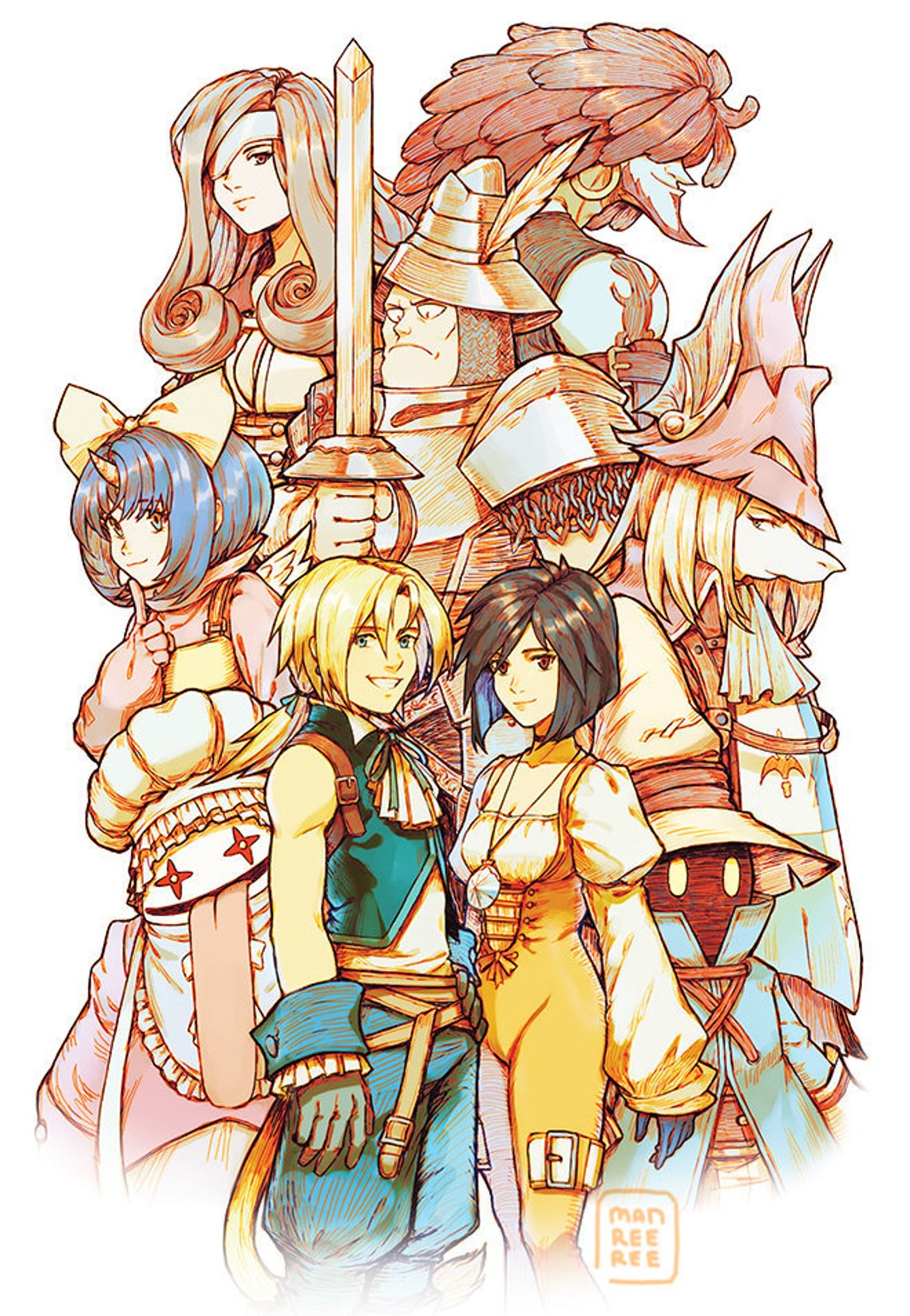 Final Fantasy IX 9 Print Poster | Etsy