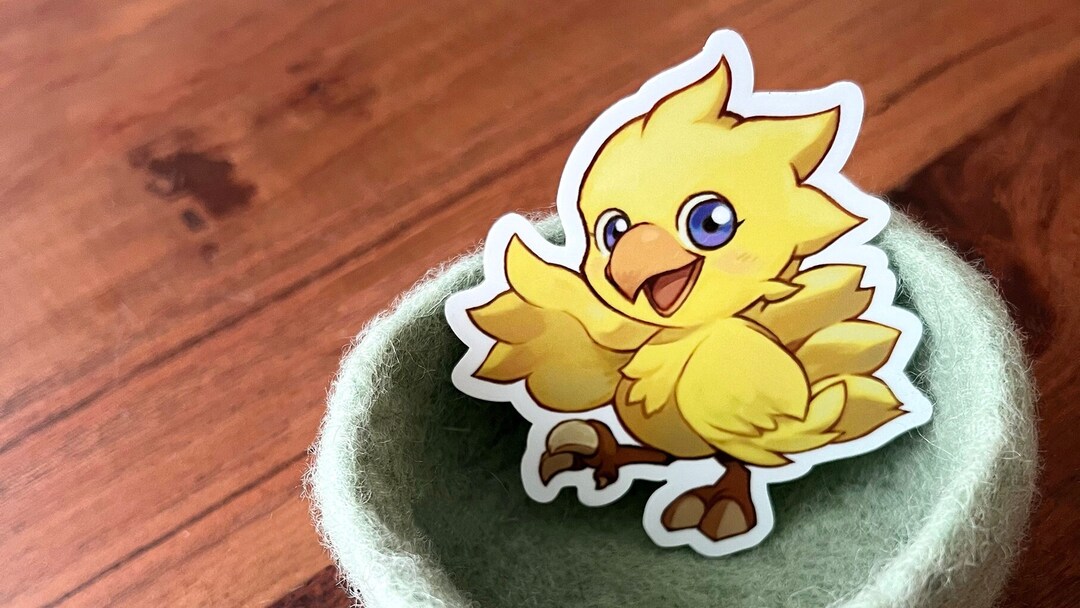 Final Fantasy Chocobo Alpha Vinyl Sticker - Etsy