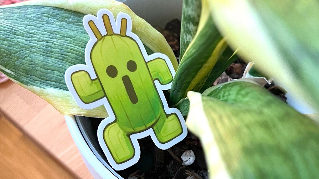 Final Fantasy Cactuar Vinyl Sticker - Etsy