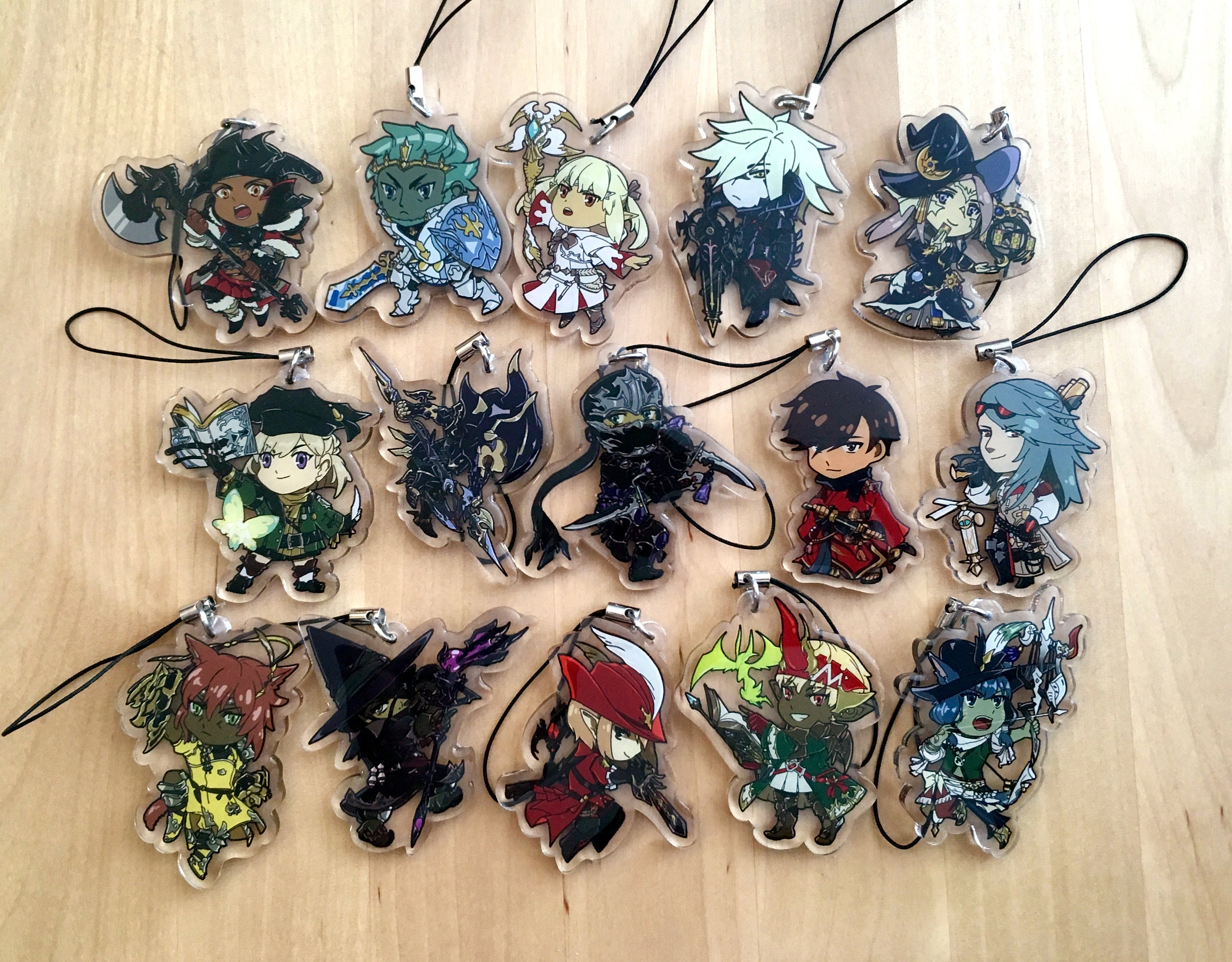 2" Charms FFXIV FF14 Final Fantasy XIV Job/class [last Call/clearance ...