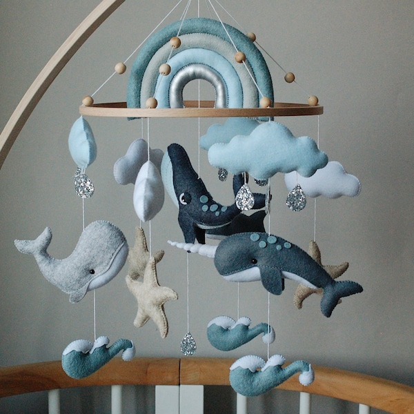 Ocean Baby Mobile - Etsy