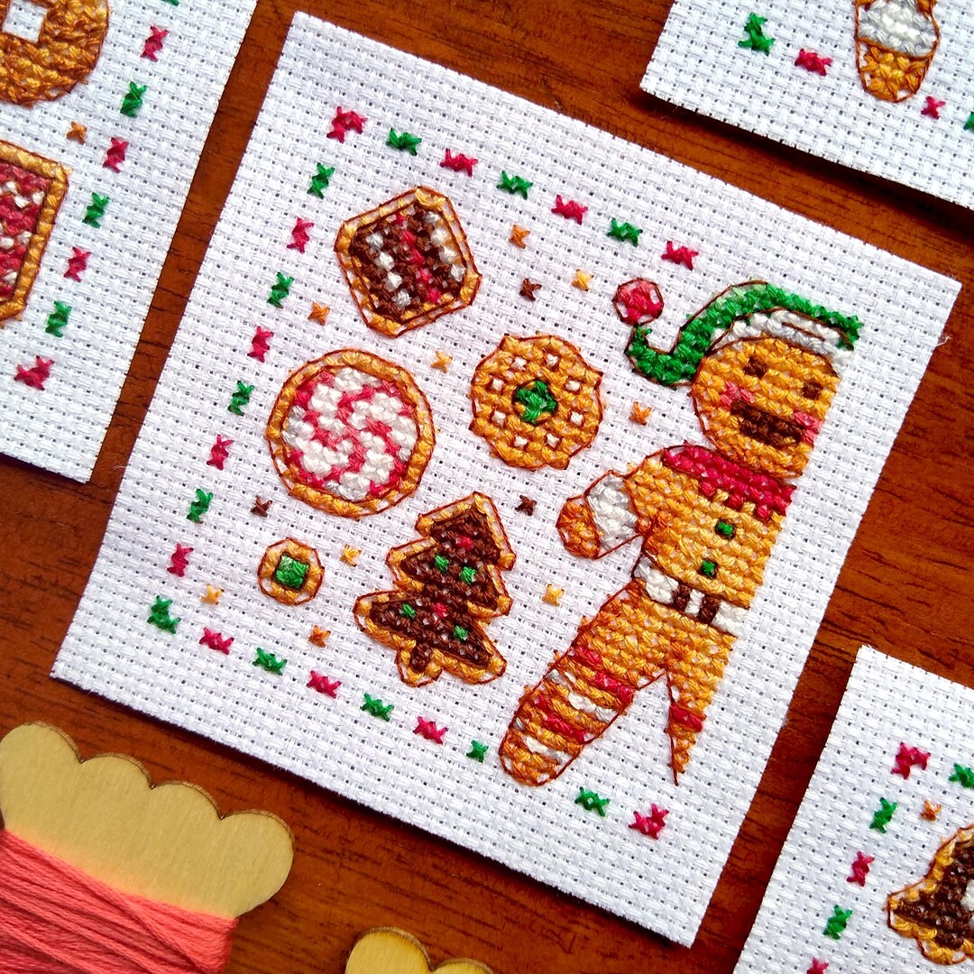 Jolly Tasty Cross Stitch Pattern, Instant Download PDF, Christmas ...