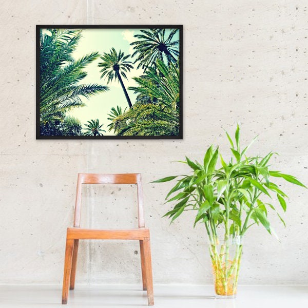 Palm Trees Poster Palm Leaf Tropical Poster Palm Tree - Etsy