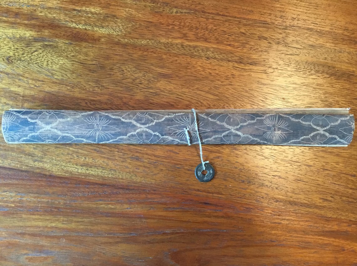 Beautifully Illustrated Balinese Lontar Palm Leaf Manuscript, Featuring ...