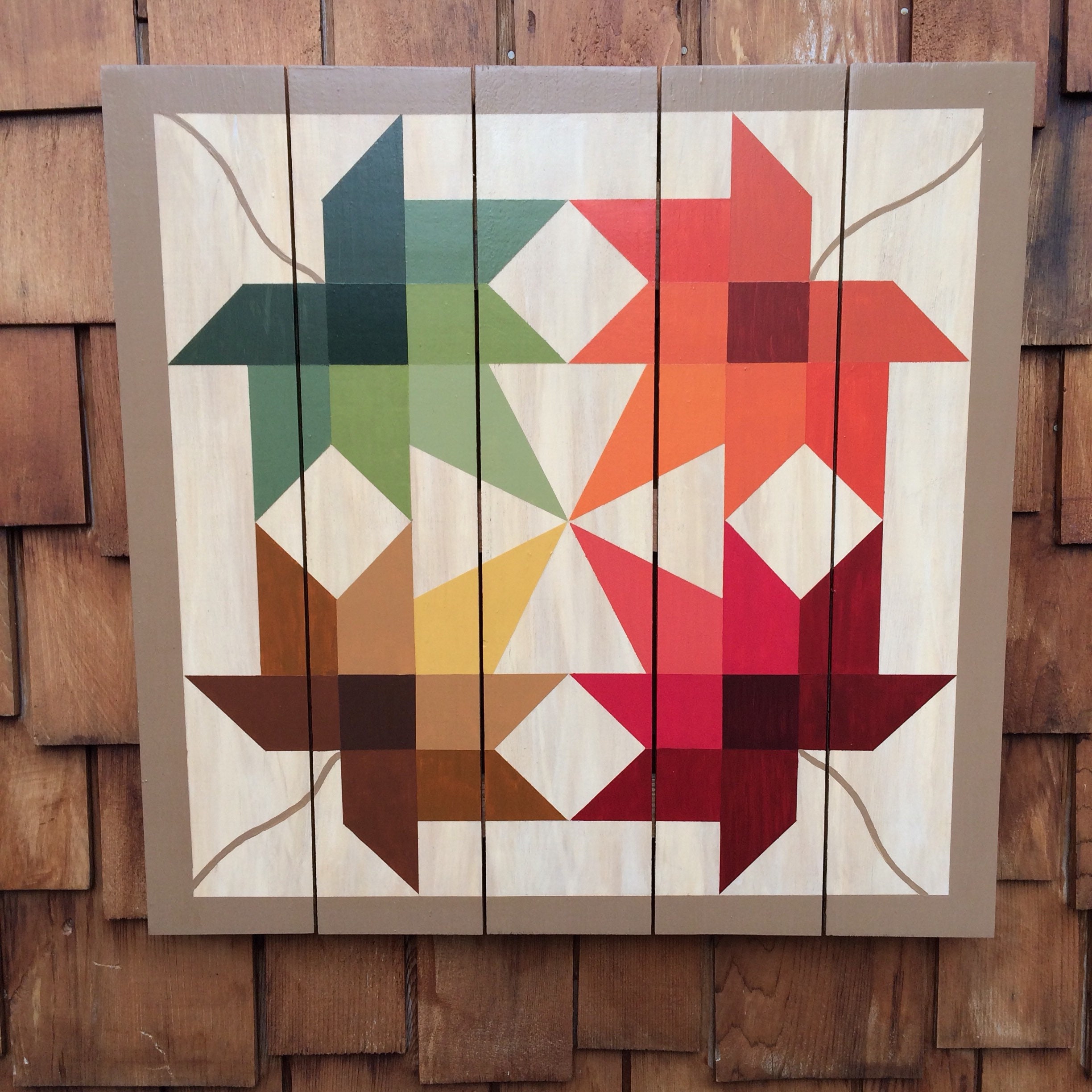 MAPLES Barn Quilt on Western Red Cedar - Etsy Canada