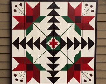 Blue Carolina Lily Barn Quilt on Western Red Cedar - Etsy