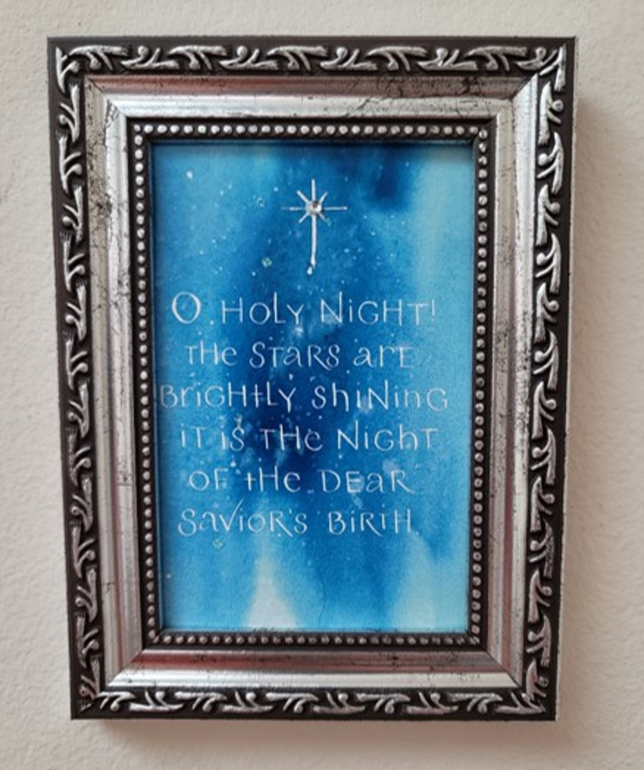O Holy Night! the Stars Are Brightly Shining Excerpt of Christmas Hymn ...