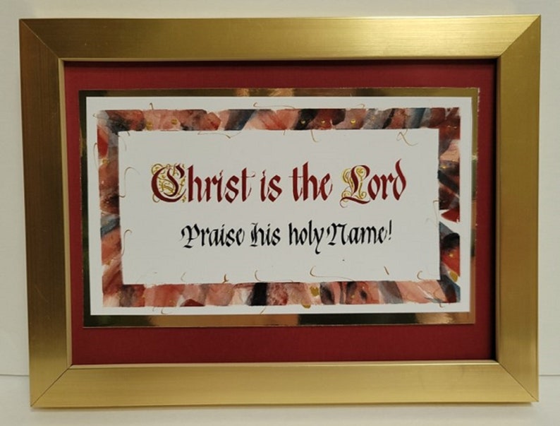 Christ is the Lord, Praise His Holy Name! O Holy Night Excerpt, Hand ...