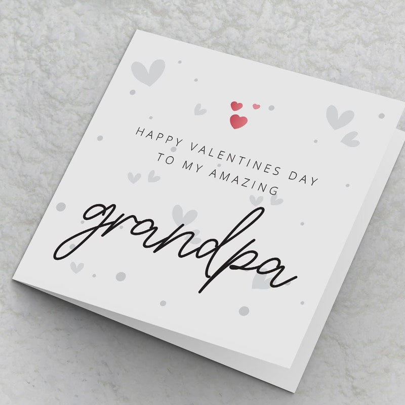 Grandpa Valentines Card - Etsy UK