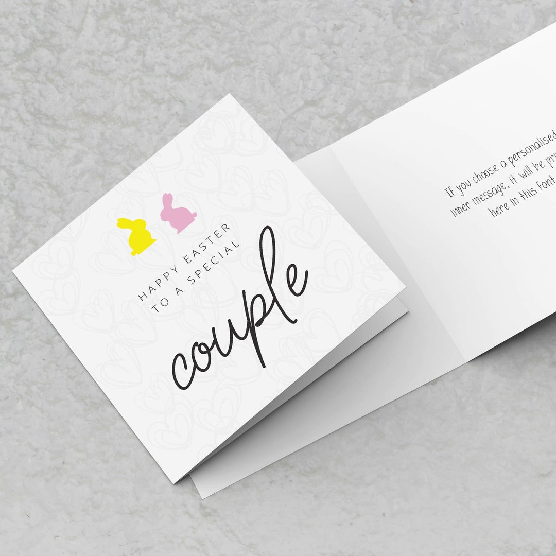 Happy Easter to a Special Couple - Easter Cards for Family Easter Card ...