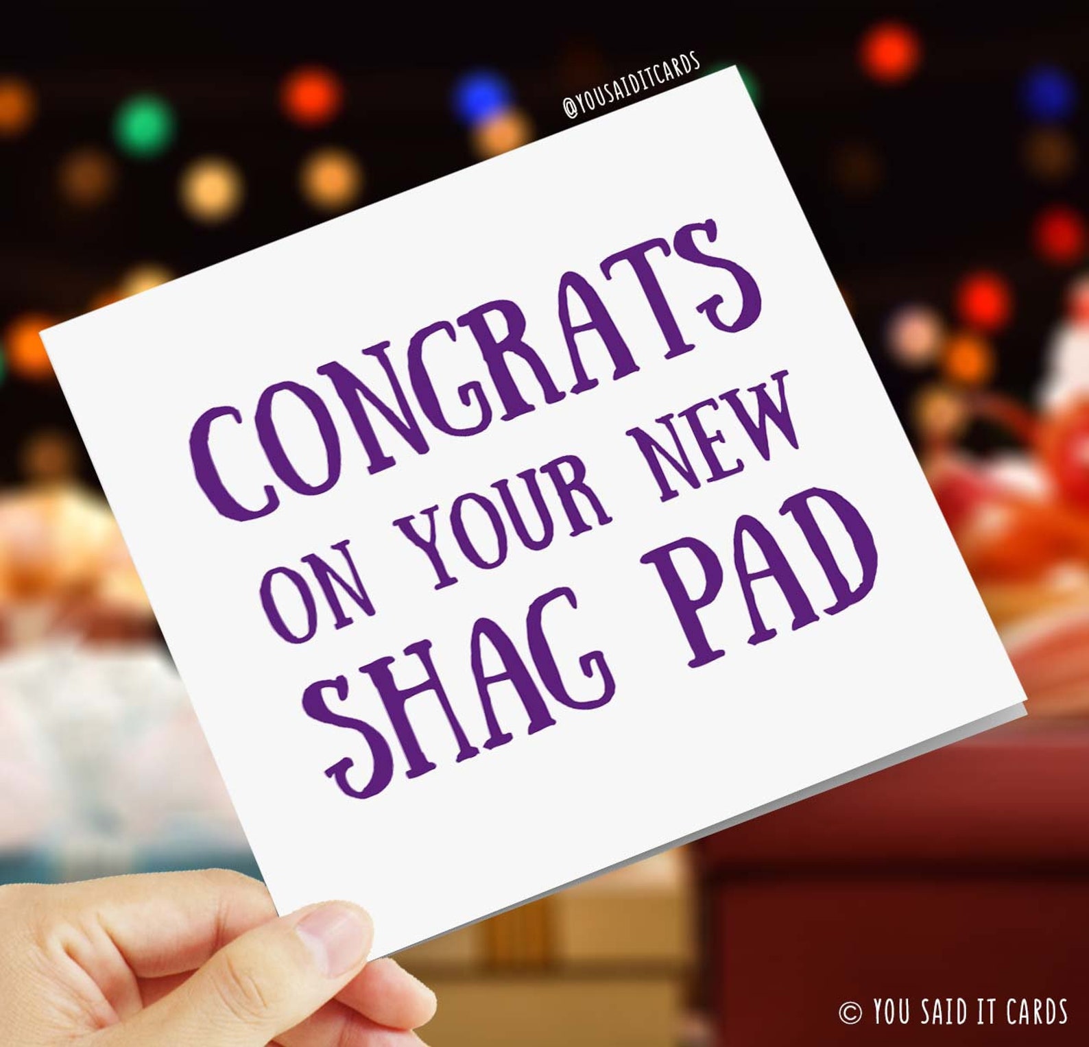 Congrats on Your New Shag Pad / Greetings Card / Funny / You Said It ...