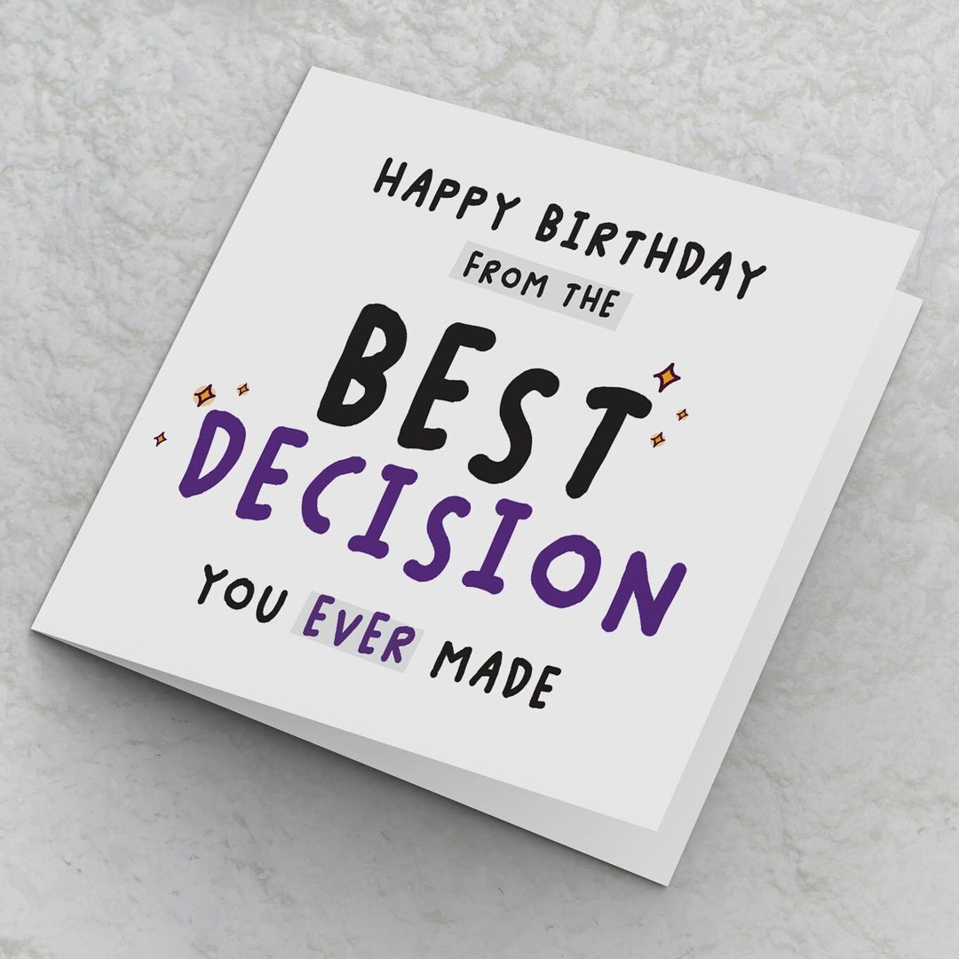 Husband Wife Birthday Card, Birthday Card for Husband, for Wife, for ...