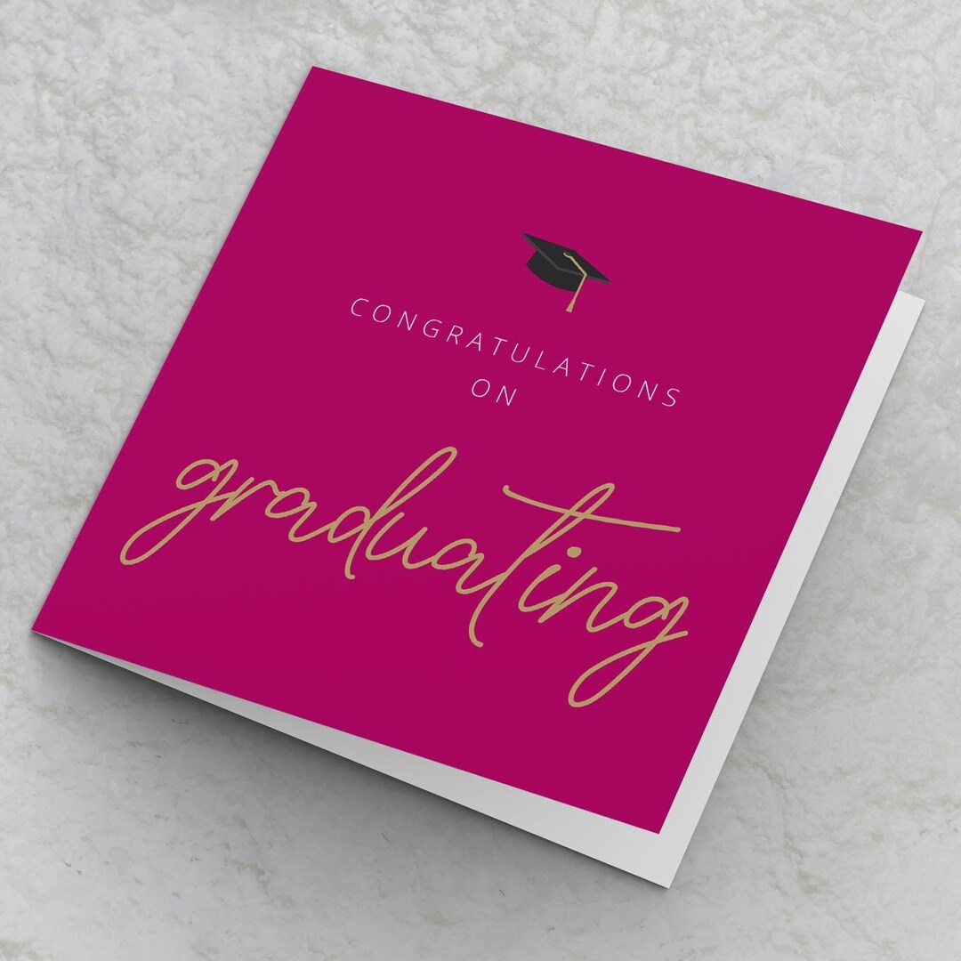 Graduation Card Congratulations on Graduating Graduation Cards for ...