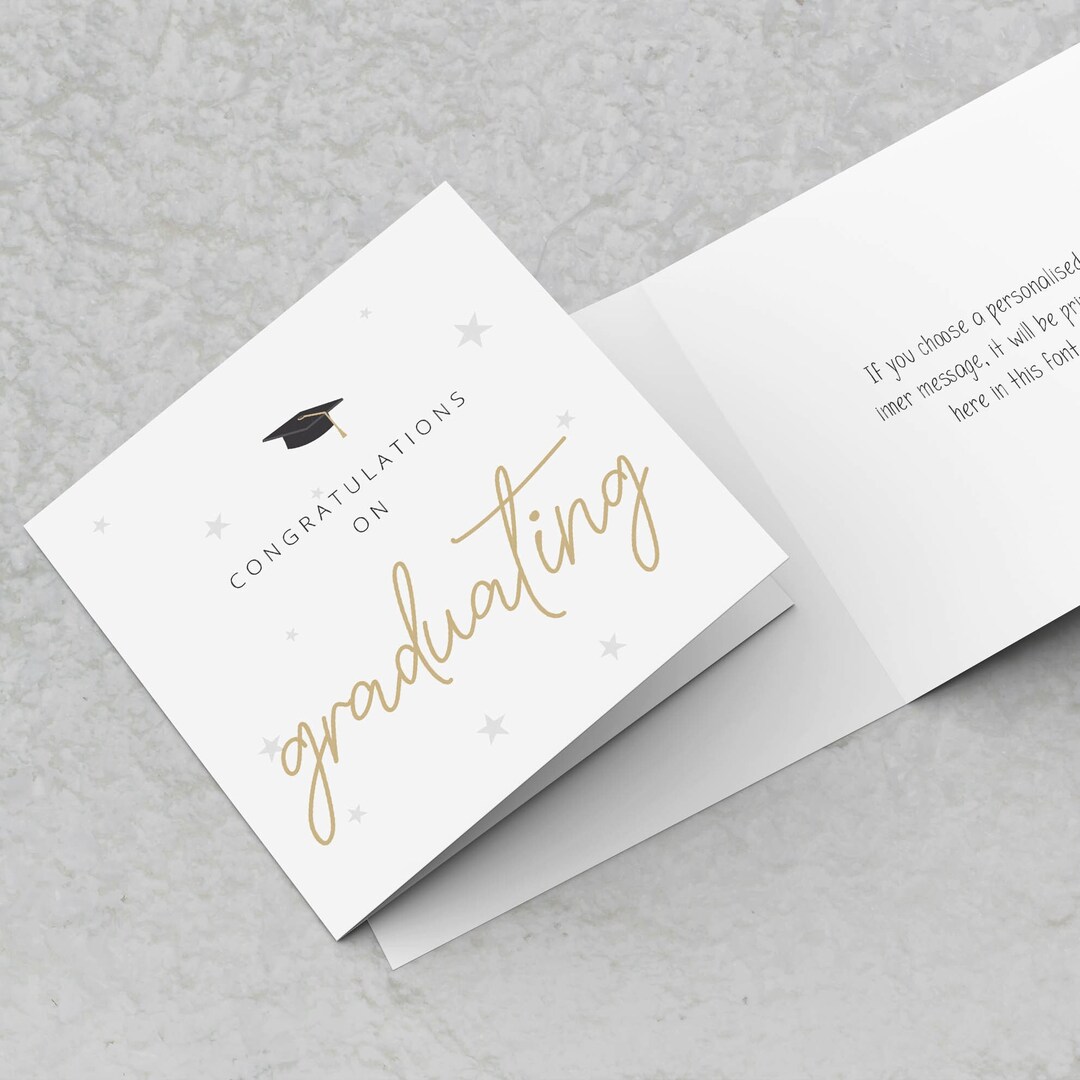 Graduation Card Congratulations on Graduating Graduation Cards for ...
