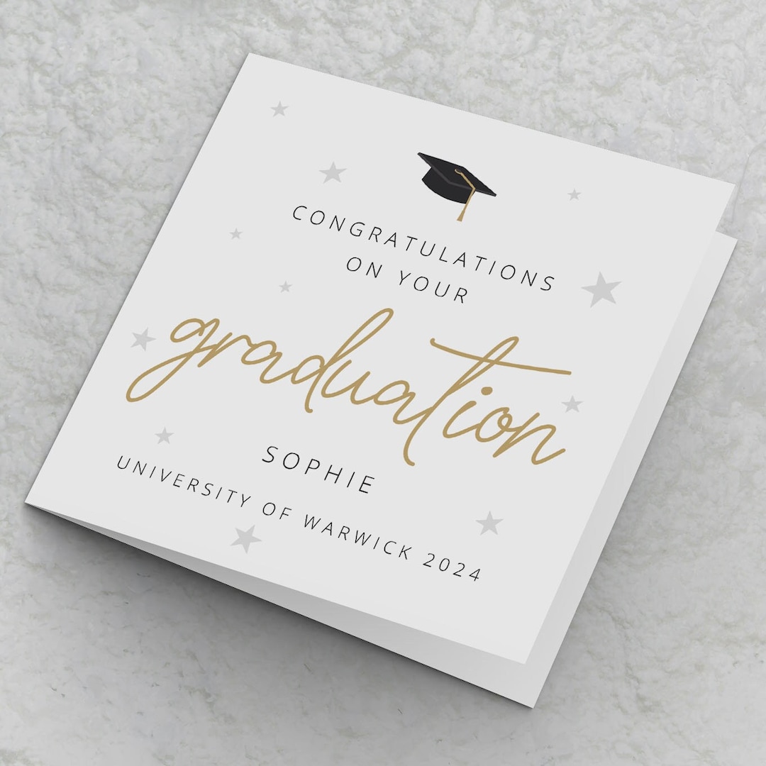 Personalised Graduation Card, Congratulations on Your Graduation ...