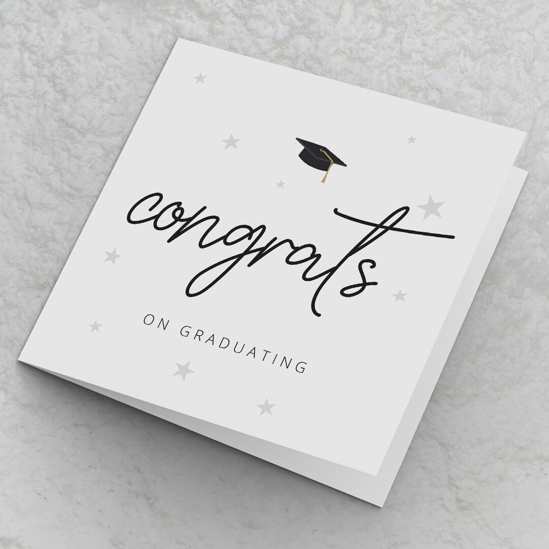 Graduation Card Congrats on Graduating Graduation Cards for Friends ...