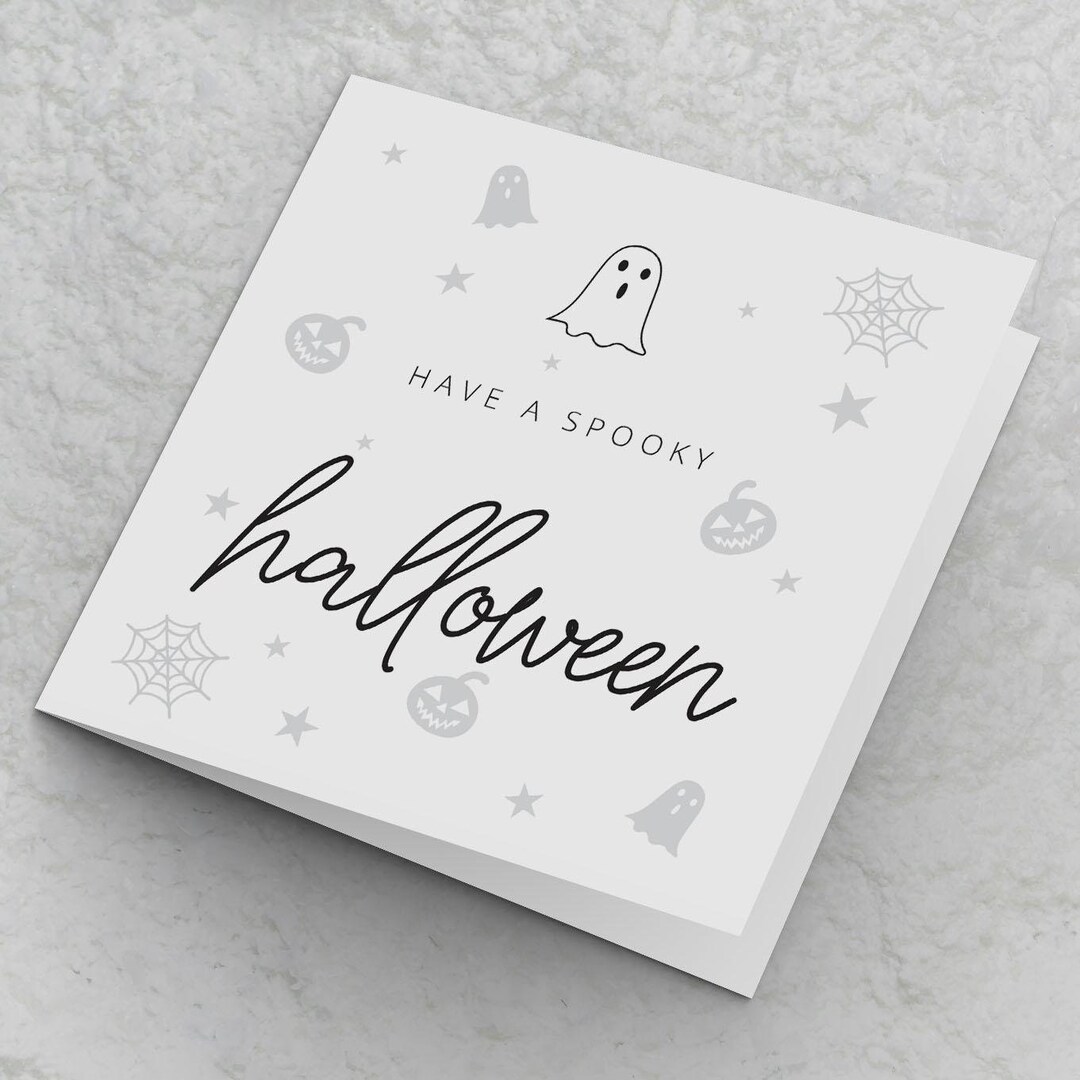 Spooky Halloween Card for Friends or Family, Have a Spooky Halloween ...
