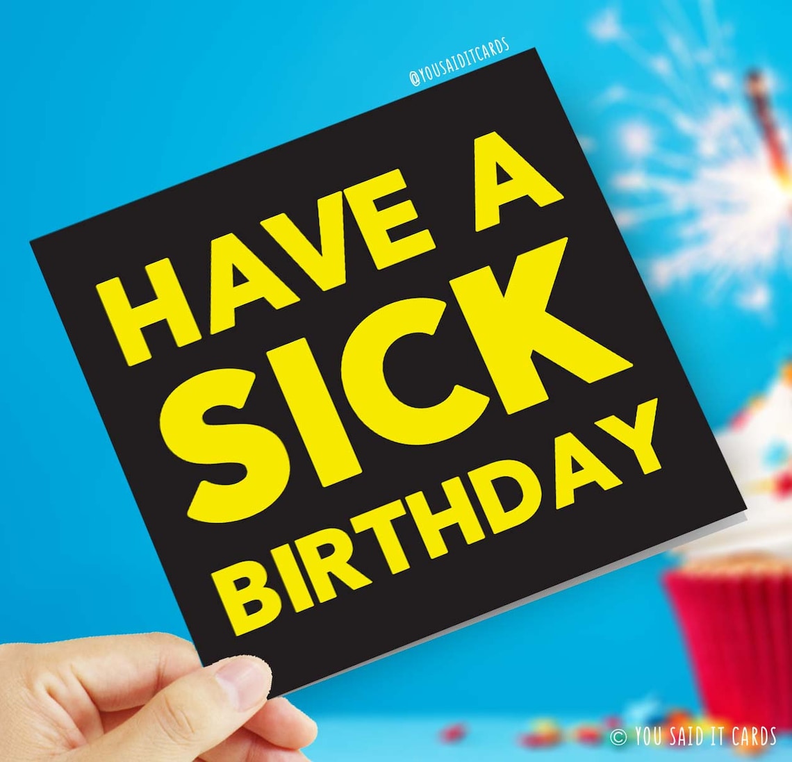Funny Joke Comedy Birthday Cards Have a Sick Birthday | Etsy