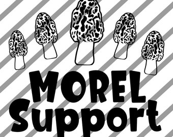 Morel Mushroom Svg | Etsy