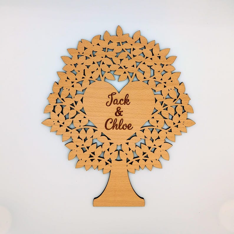 3-pack of Blank Pyrography 1-heart Family Tree Shape - Etsy