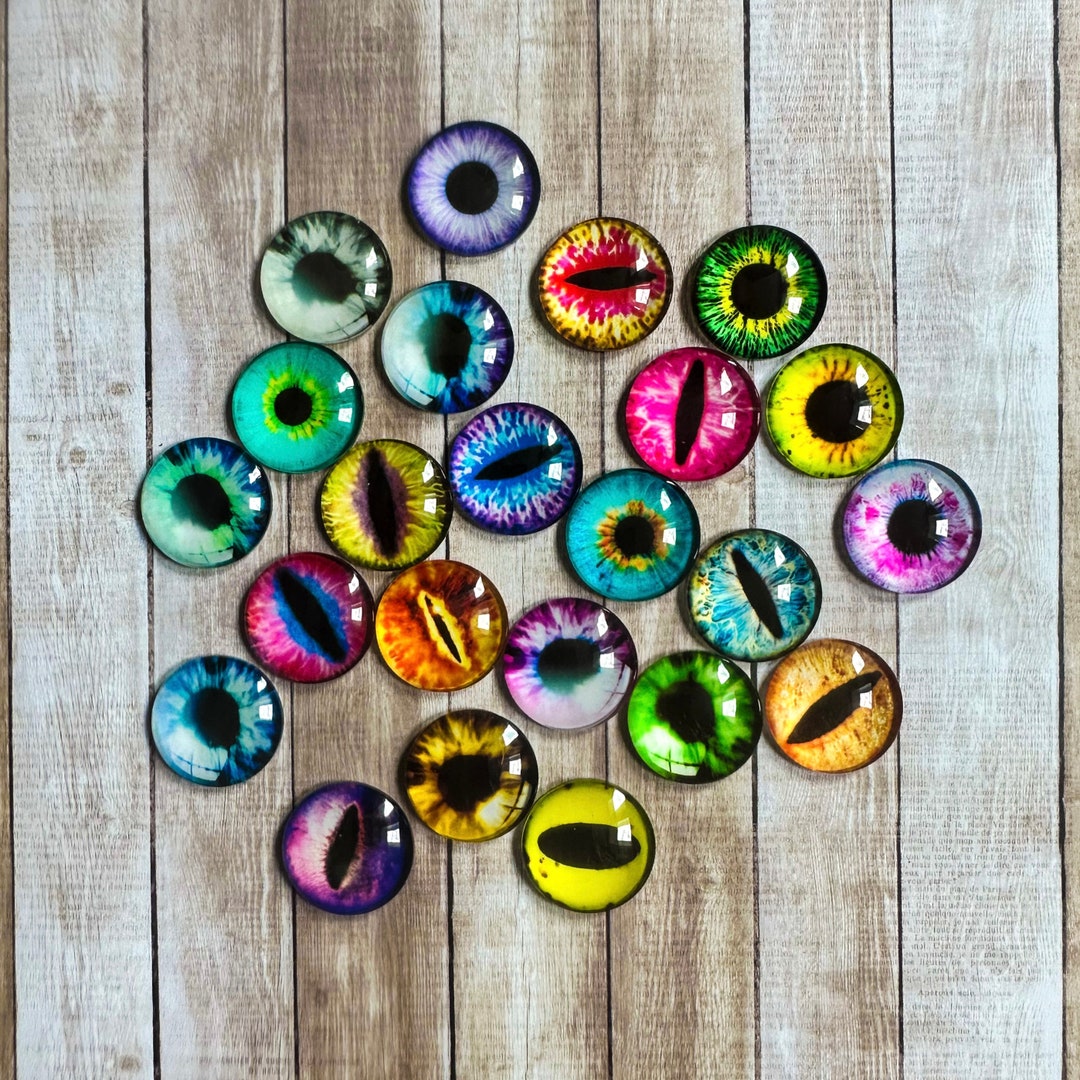 Monster Eye Magnets | Set of 6 | Halloween Magnets - Etsy