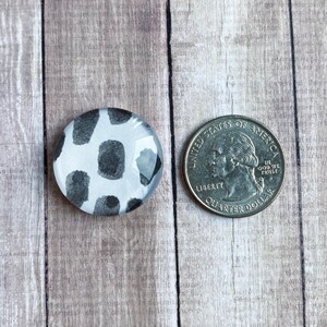 Brush Stroke Polka Dot Magnets - Set of 3 • 6 • 12 - Dalmatian Spots ...