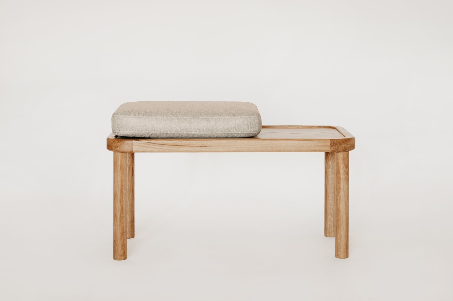 Bench Modern Bench Wood Bench and Side Table Contemporary - Etsy