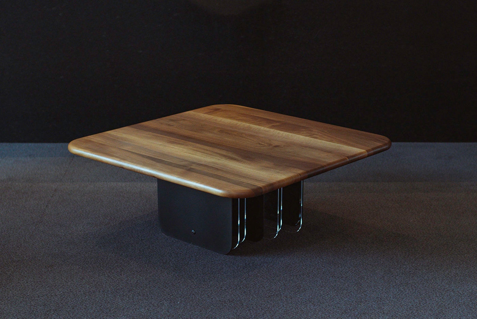 Coffee Table Walnut Wood Coffee Table Modern Coffee Table - Etsy