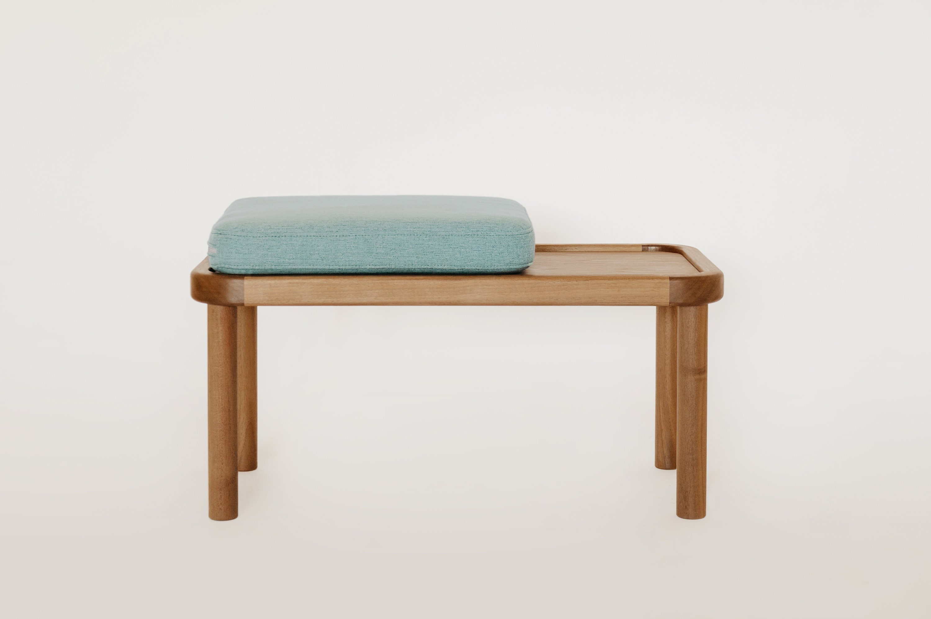 Bench Modern Bench Wood Bench and Side Table Contemporary | Etsy