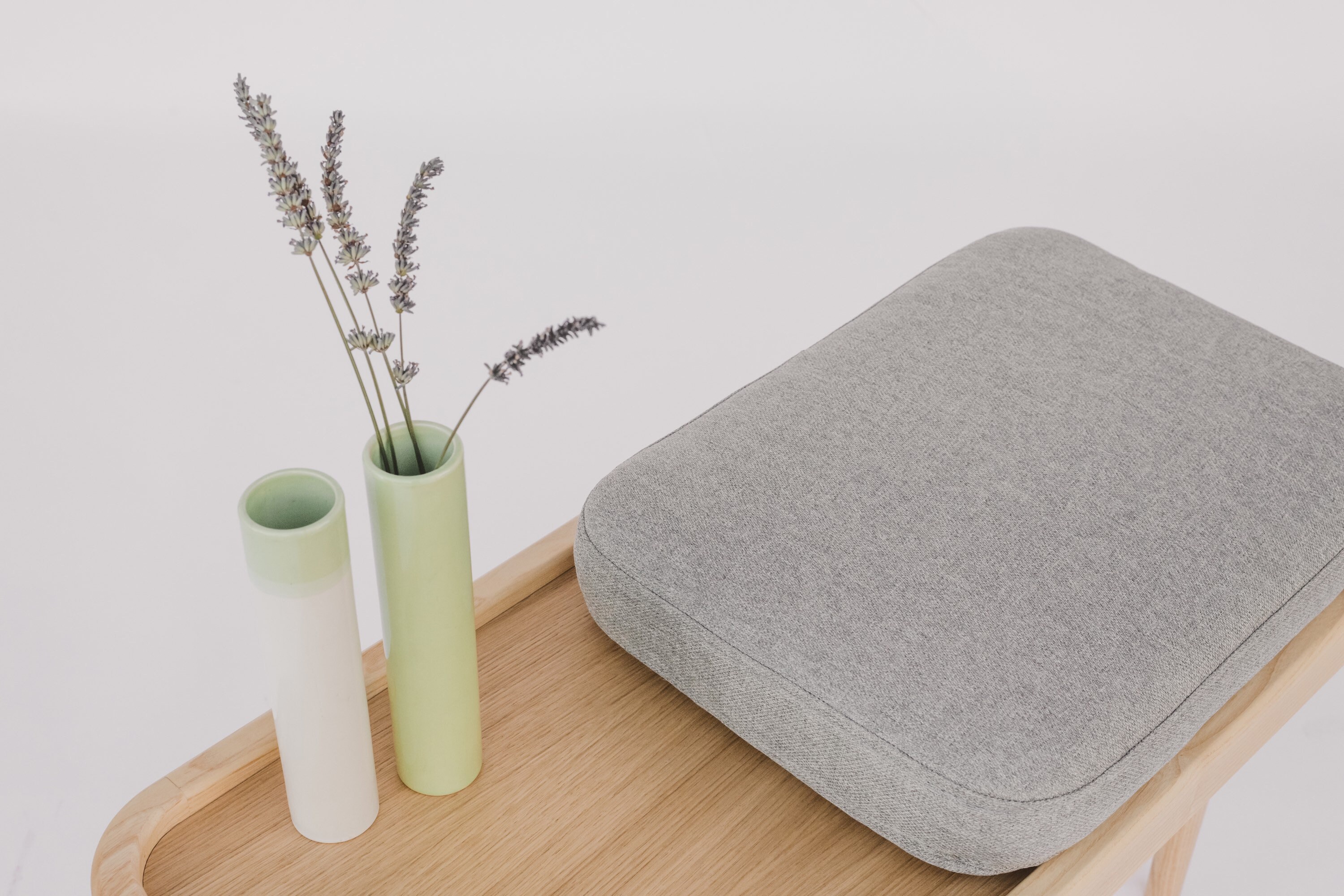 Bench Modern Bench Wood Bench and Side Table Contemporary | Etsy