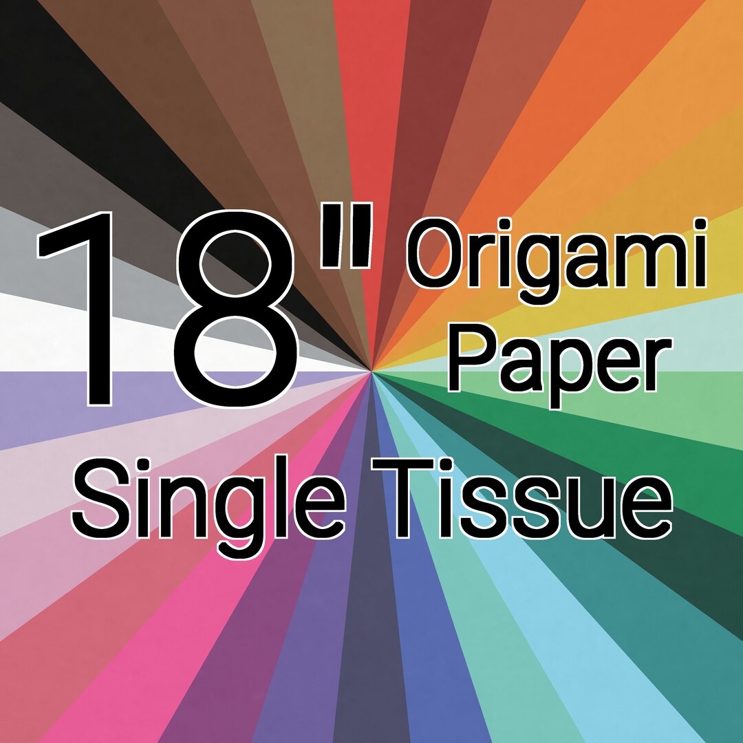 18 Inch Single Tissue Origami Paper (single Sheet) - Etsy