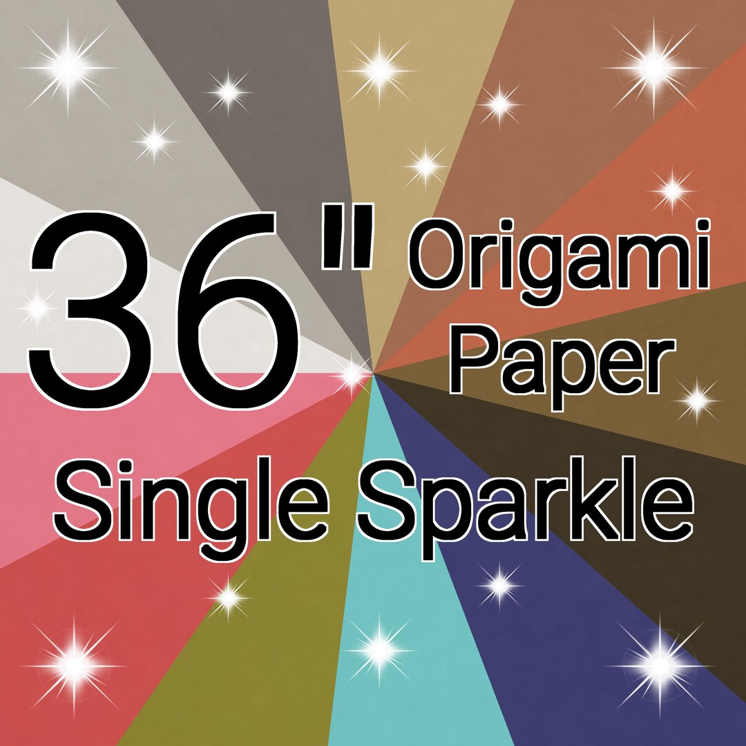 36 Inch Single Sparkle Tissue Origami Paper (single Sheet) - Etsy