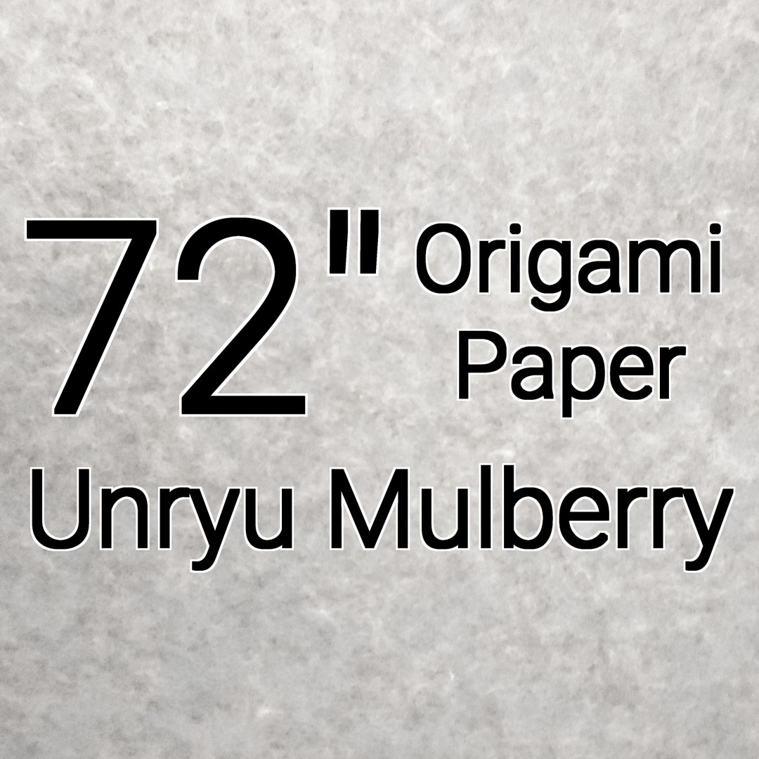 72 Inch Unryu/mulberry Origami Paper single Sheet - Etsy