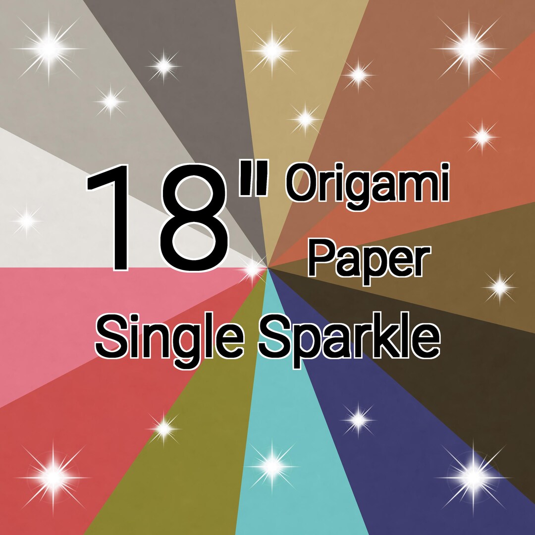 18 Inch Single Sparkle Tissue Origami Paper (single Sheet) - Etsy