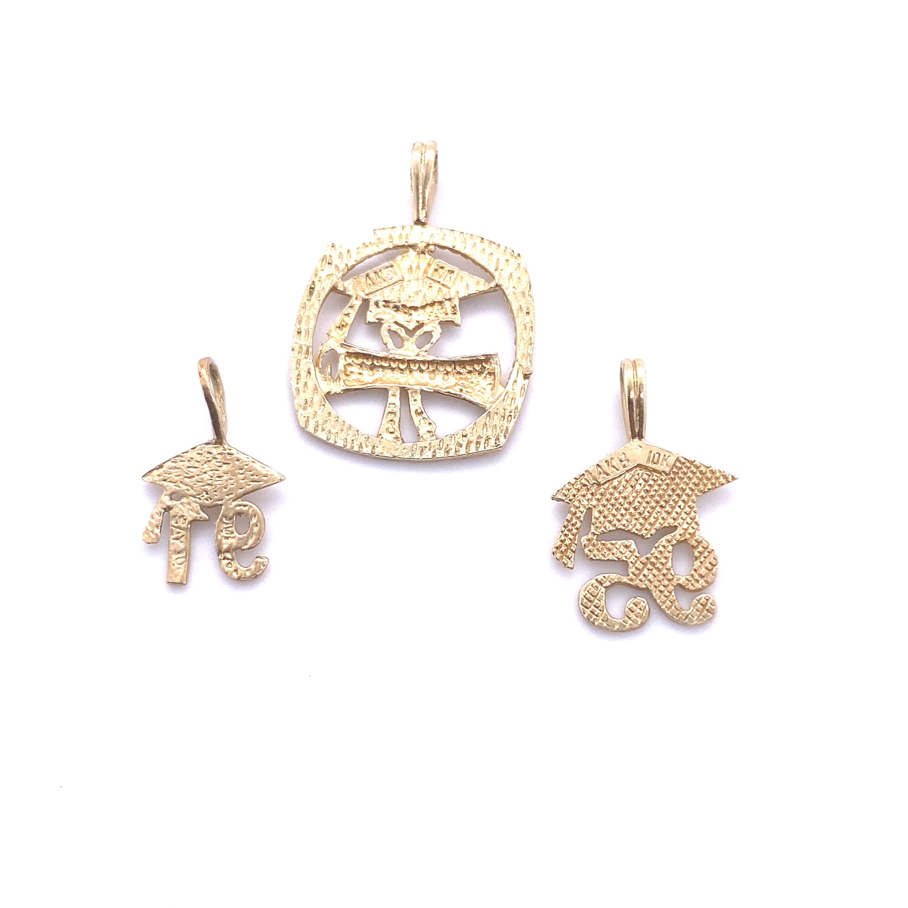 Vintage 10 Karat Gold Graduation Charm Vintage Gold Charm - Etsy