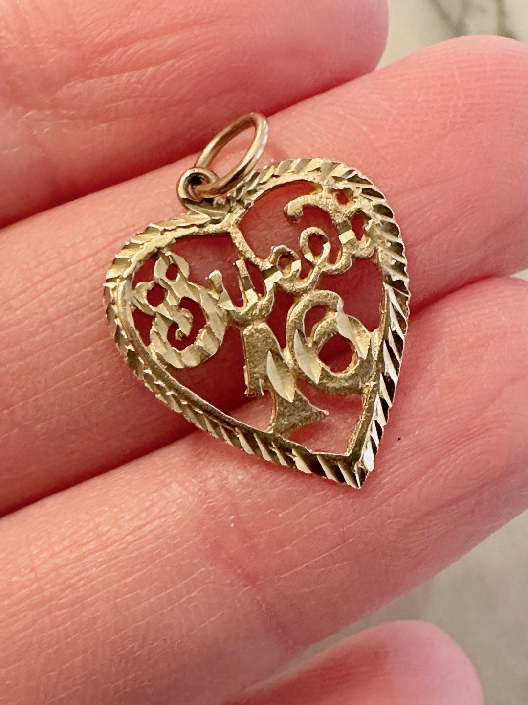 Vintage 10 Karat Sweet Sixteen Charm, Birthday Charm, Vintage Jewelry, Vintage Charms, Vintage ...