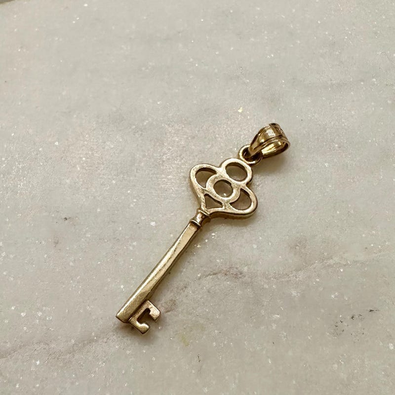 Antique Key Charm - Etsy