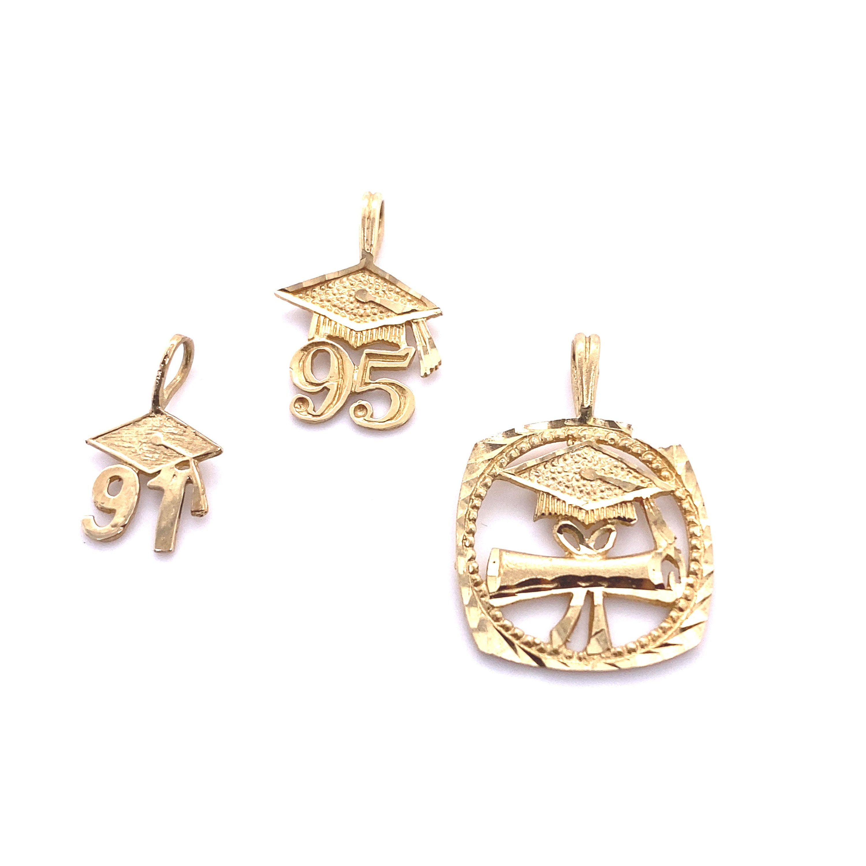 Vintage 10 Karat Gold Graduation Charm Vintage Gold Charm - Etsy