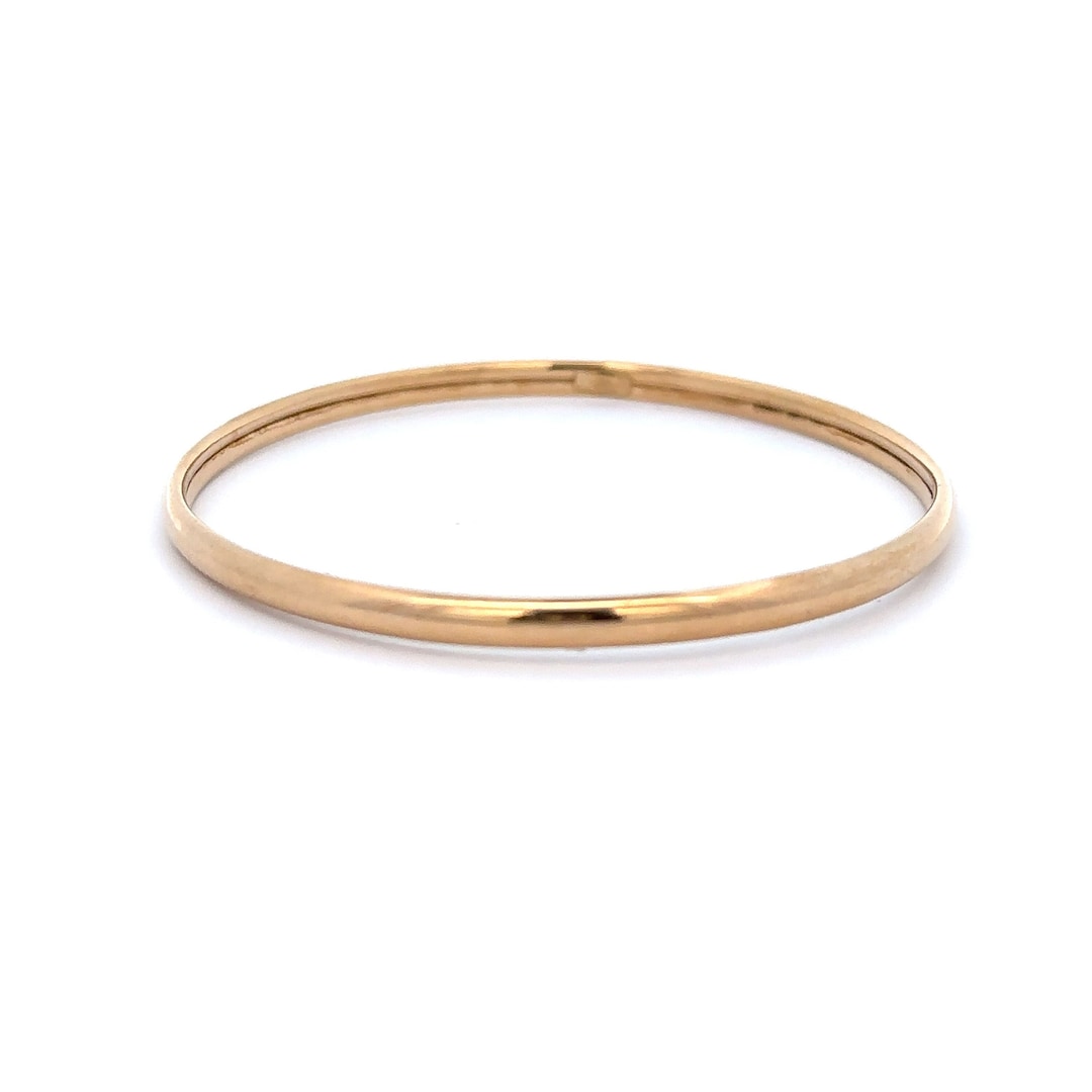 Vintage 18KT Gold Bangle, Vintage Bracelets, Vintage Jewellery, 18 ...