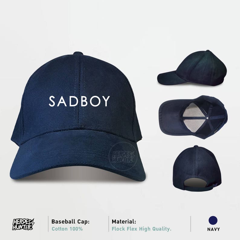 Sad Boy Baseball Cap Sad Boy Caps Tumblr Caps - Etsy